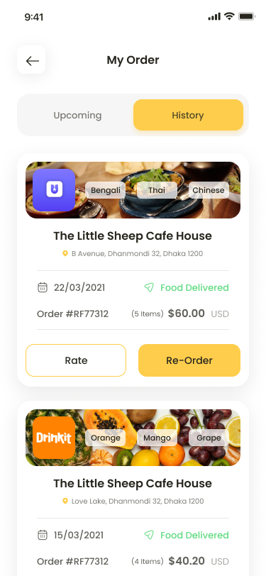 Fodies - Food Delivery App UI Kit Figma Template by Design-art | ThemeForest